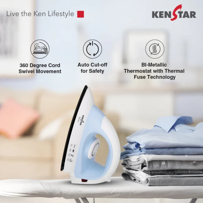 KENSTAR RENO 1000W PLASTIC DRY IRON
